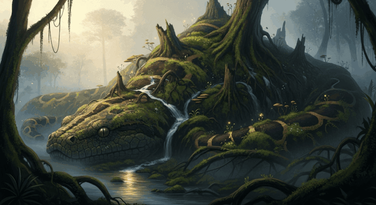 La leyenda de la Sachamama: La serpiente madre que respira bajo la ...